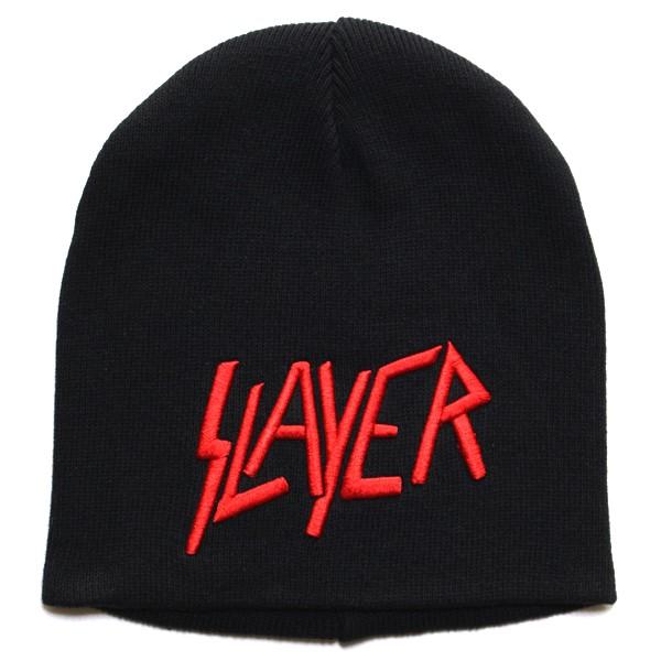 SLAYER スレイヤー LOGO BEANIE オフィシャル ニットキャップ 2枚までメール便発送可 : slayer-logobeanie ...