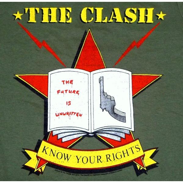 THE CLASH クラッシュ KNOW YOUR RIGHTS オフィシャルバンドTシャツ / 2枚までメール便対応可 : ANIMAL ...