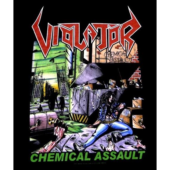 VIOLATOR ヴァイオレーター CHEMICAL ASSAULT オフィシャル バンドTシャツ 2枚迄メール便対応可 :violator ...