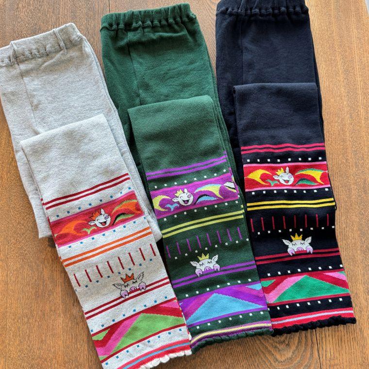 ALBEROBELLO アルベロベロ(Alberobello)オレボレブラぶたさん柄ジャガードレギンス【2025 SUMMER COLLECTION】送料無料 : Ann selection ...