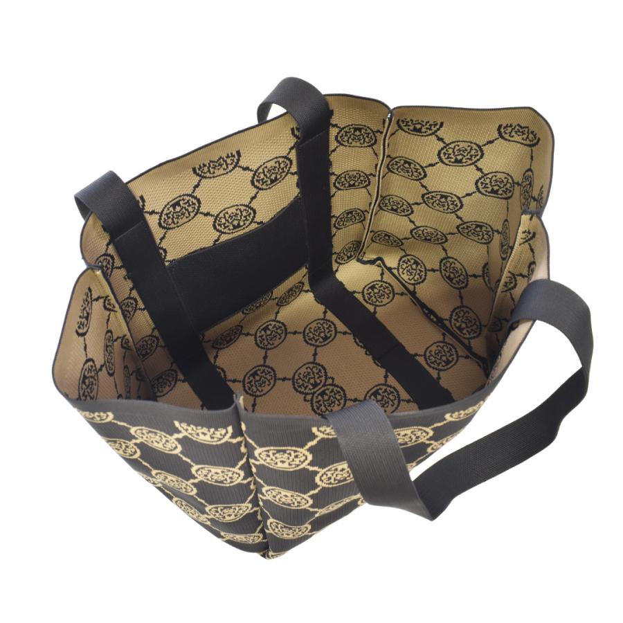 AnneCoquine アンコキーヌ AnneCoquine ポリエステルニット洗えるリバーシブルバッグ／2433 藤島彩子 QVC テレビ通販 TVショッピング プレゼント ギフト ...