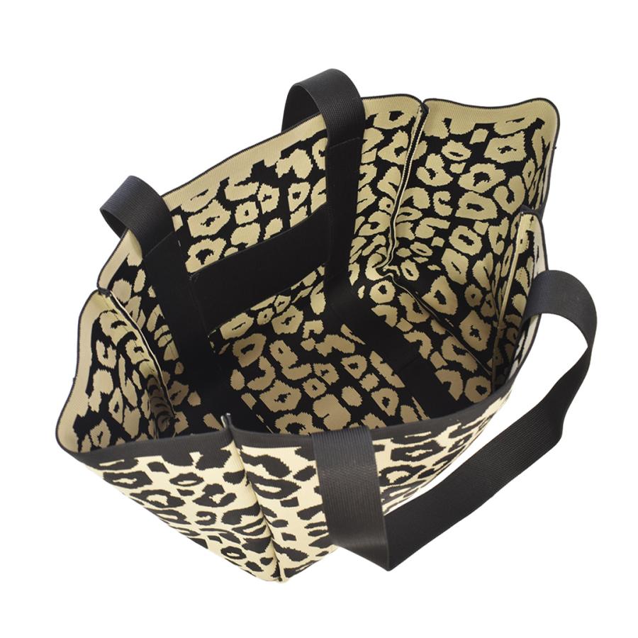 AnneCoquine アンコキーヌ AnneCoquine ポリエステルニット洗えるリバーシブルバッグ／2433 藤島彩子 QVC テレビ通販 TVショッピング プレゼント ギフト ...