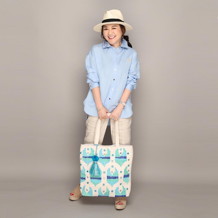 AnneCoquine 【LAセレクト】ネイティブ柄 トートバック／2467 藤島彩子 アンコキーヌ QVC テレビ通販 TVショッピング プレゼント ギフト ラッピング : アンコキーヌ ...