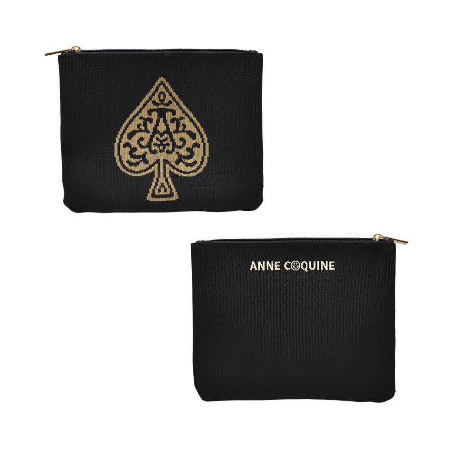 AnneCoquine アンコキーヌ Anne Coquine 洗えるリサイクルニットスペード柄トート[L]／2483 : アンコキーヌYahoo!店 - 通販 - Yahoo!ショッピング