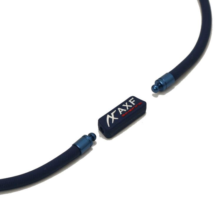 【国際モデル】 AXF アクセフ シリコンネックレスダブルエンド NAVY METAL IFMC. イフミック グローバルモデル : アネックススポーツ - 通販 - Yahoo!ショッピング