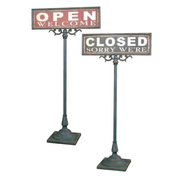 DULTON ダルトン オープンクローズサインスタンド OPEN-CLOSED SIGN STAND S355-83 : 雑貨屋アノ - 通販 - Yahoo!ショッピング