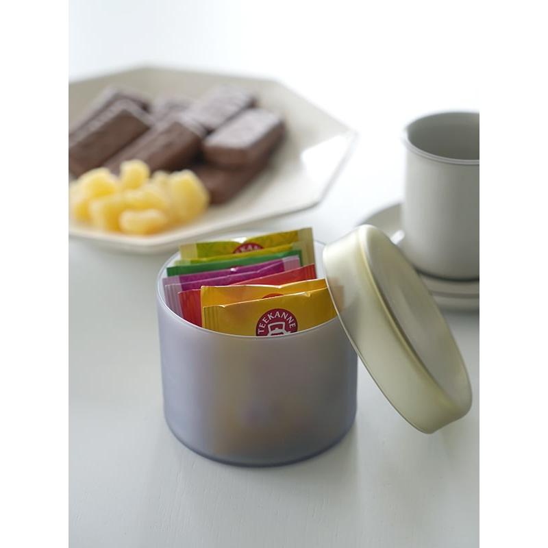 カラーキャニスター S グリーン×グレー キャニスター ふた付 ホームステッド アクシス Homestead AXCIS HS3476 ガラス 保存容器 ガラス容器 : 雑貨屋アノ - 通販 ...