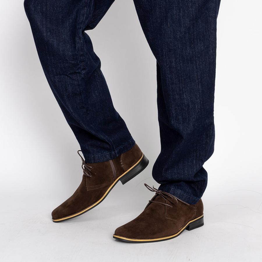 SVEC チャッカブーツ メンズ 靴 ショートブーツ サイドジップブーツ 男性ブーツ 革靴 おしゃれ 秋 冬 ブラック 黒 : ビジネスシューズ メンズ 革靴 スニーカー AN - 通販 ...