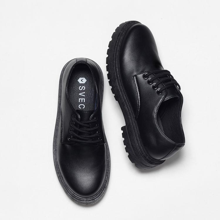 オックスフォードシューズ 革靴 メンズ カジュアルシューズ svec 靴 紳士靴 プレーントゥ ドレスシューズ ポストマン :SPT920-1:ビジネスシューズ メンズ 革靴 スニーカー AN ...