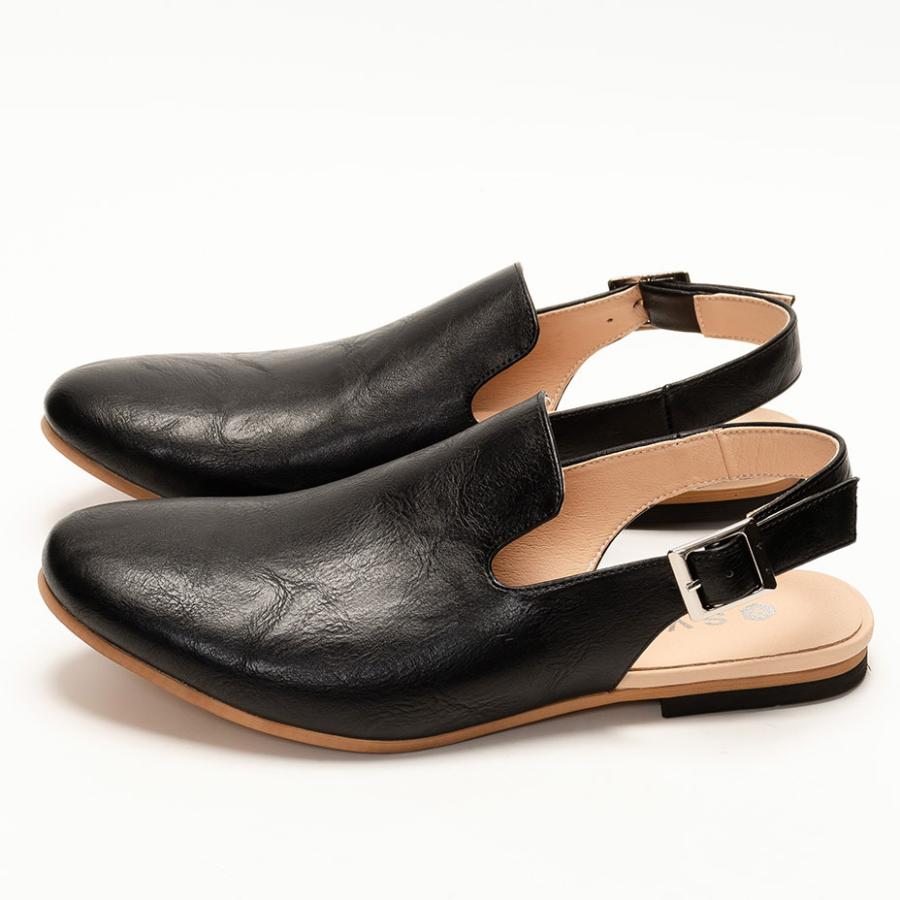 SVEC サンダル メンズ スリッポン かかとなし ブランド さんだる オフィスサンダル 安い おしゃれ つっかけ : ビジネスシューズ メンズ 革靴 スニーカー AN - 通販 ...