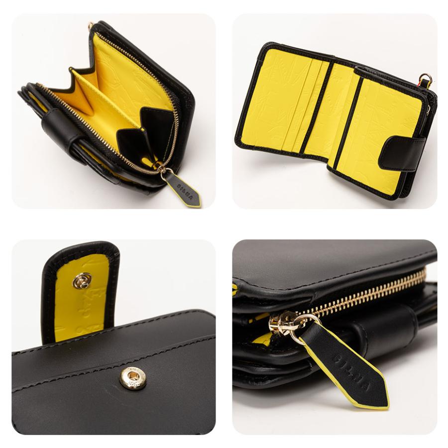 SILNA minacolo 二つ折り財布 ミニ財布 レディース さいふ 小銭入れ コインケース コンパクト財布 小さい財布 お財布 ブランド ミニウォレット 小さめ : ビジネスシューズ ...