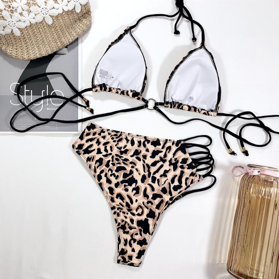 水着 レディース セクシー ブラジリアン ヒョウ柄 蛍光カラーマイクロビキニ 紐 Bikini Realiser 通販