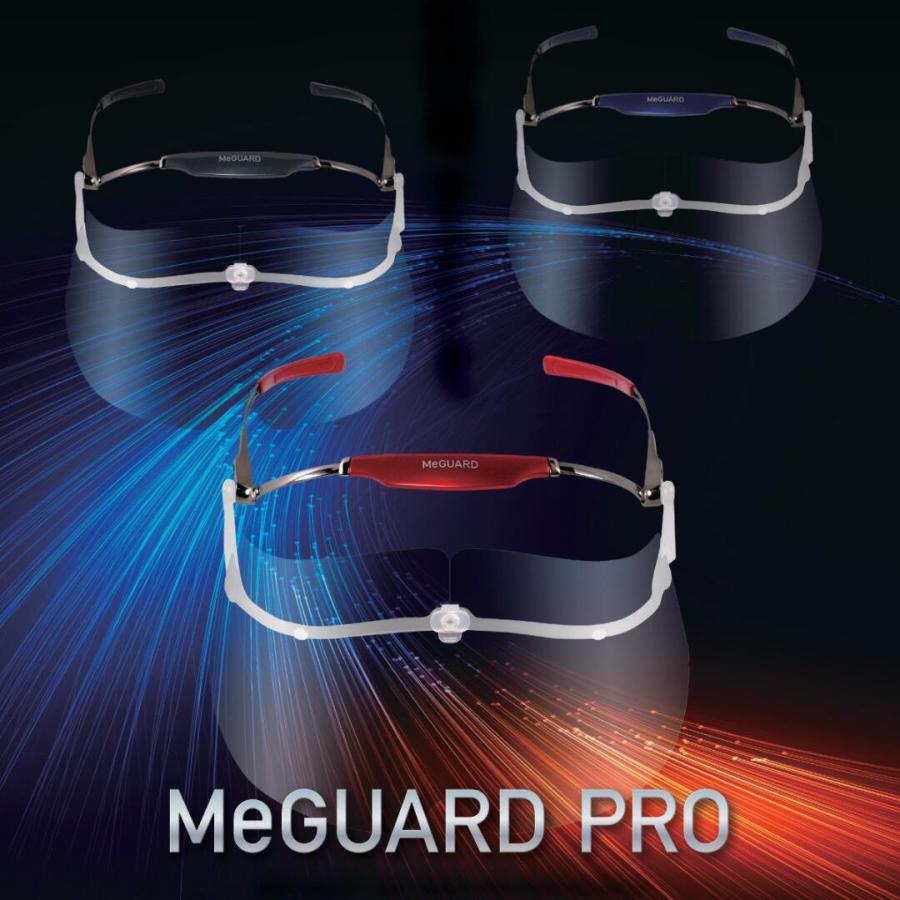フェイスシールド MeGUARD PRO ミーガードプロ【本体フレームのみ】フェイスシールド 感染対策 医療 介護 クリニック 医療用 手術用 ...