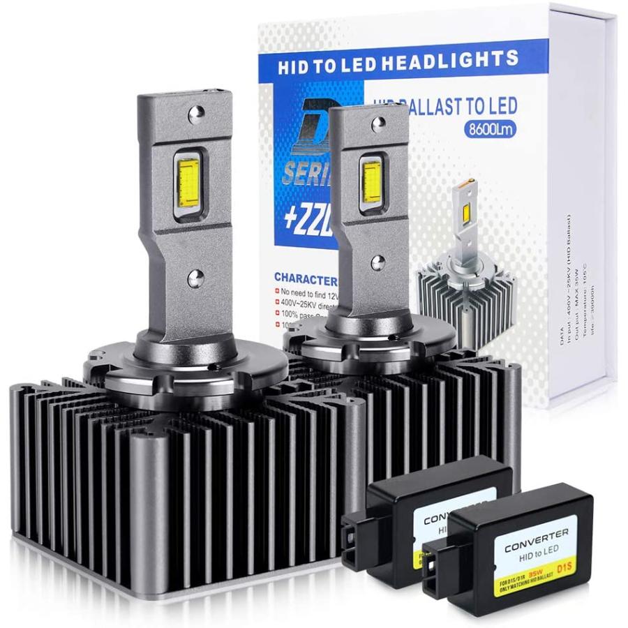 SUBARU D1S LED ヘッドライト OPPLIGHT新型 車検対応 純正HIDをLED化 無加工 交換 ポン付け 次世代 HIDを超えるLED ホワイト 6000K 5800LM ...