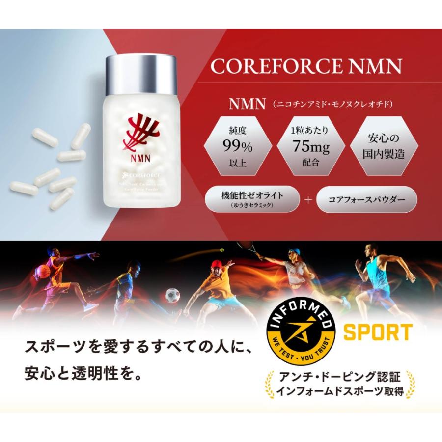 COREFORCE コアフォースNMN 120粒 CORE FORCE 正規取扱店 サプリメント : Antelヤフー店 - 通販 - Yahoo!ショッピング