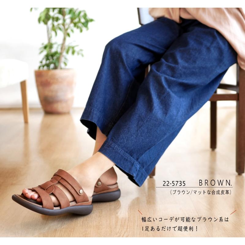 WilsonLee ウイルソン・リー サンダル レディース 2way 4e 幅広 バックベルト インヒール 軽い コンフォート 防滑 フットベッド フラット オープントゥ 屈曲 : レディース ...