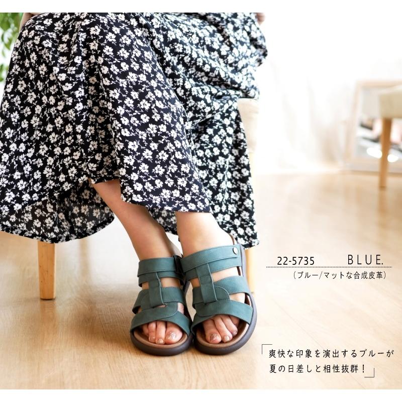 WilsonLee ウイルソン・リー サンダル レディース 2way 4e 幅広 バックベルト インヒール 軽い コンフォート 防滑 フットベッド フラット オープントゥ 屈曲 : レディース ...