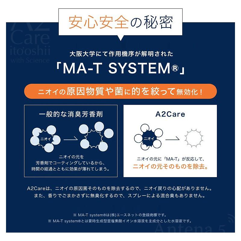 A2Care 詰替え用レフィル 1L 除菌消臭スプレー エーツーケア ANA 全日空 二酸化塩素 無臭 無色 界面活性剤不使用 ノンアルコール 無香料 リフィル ポイント利用 ...
