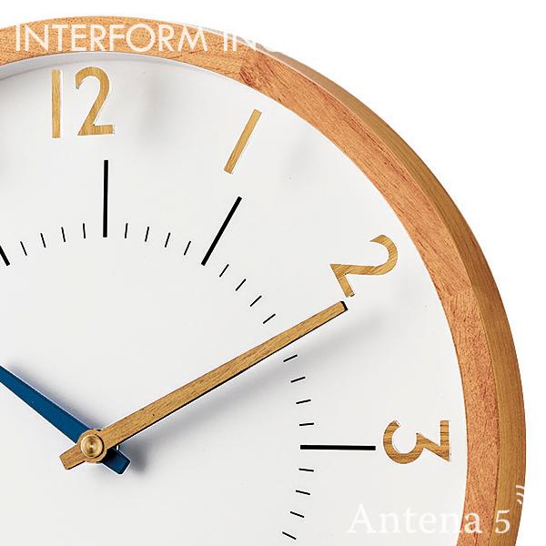 INTERFORM 掛け時計 Oland オラント クロック インターフォルム 壁掛時計 ウォールクロック お祝い 北欧 モダン インテリア 書斎 電波時計 : Antena5 Yahoo ...