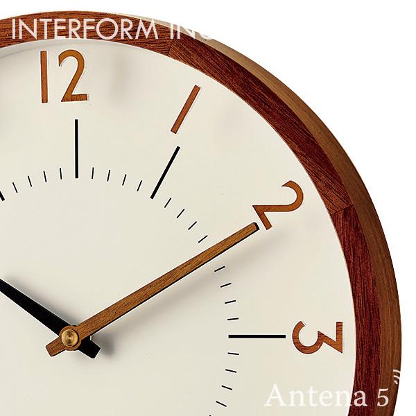 INTERFORM 掛け時計 Oland オラント クロック インターフォルム 壁掛時計 ウォールクロック お祝い 北欧 モダン インテリア 書斎 電波時計 : Antena5 Yahoo ...