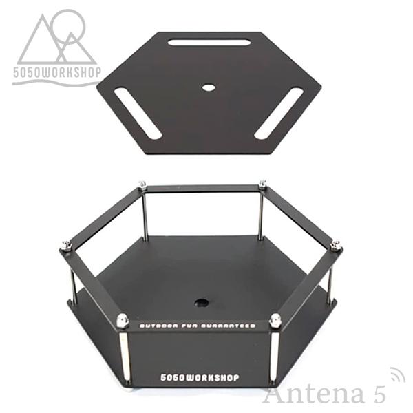 5050WORKSHOP 5050WORKSHOP 2WAYスタンド用スタンドプレート STAND PLATE 小物スタンド 調味料ボトル シェラカップ ハンガー キャンプ アウトドア 車中泊 ...