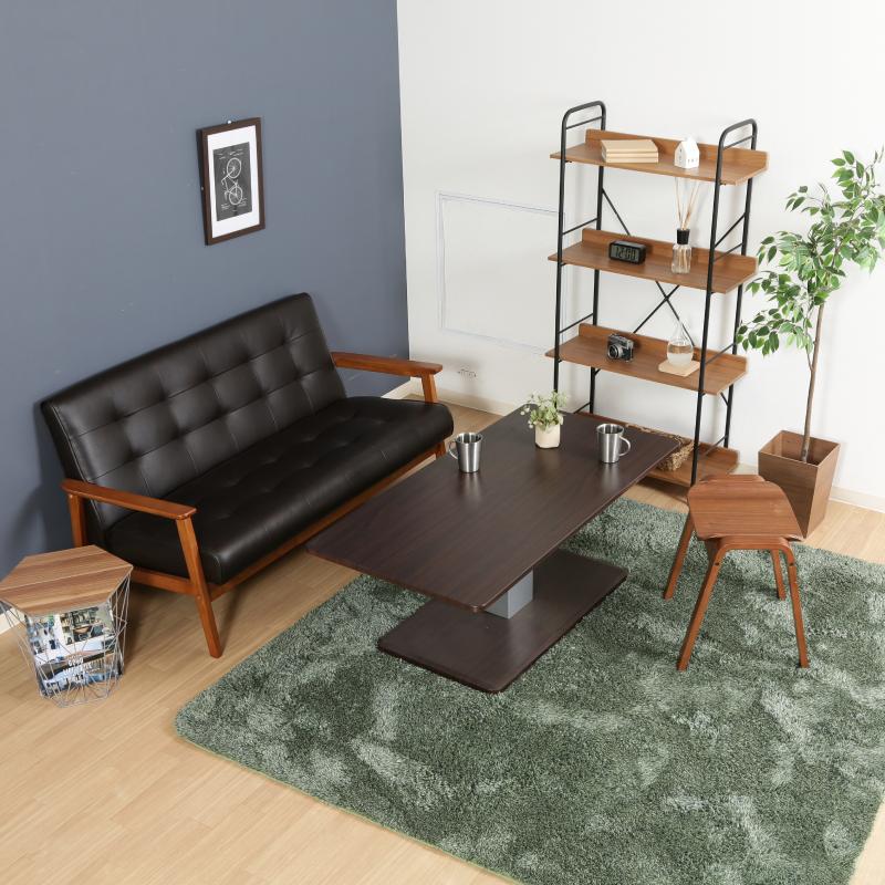 昇降テーブル ガス圧 おしゃれ 昇降式テーブル テーブル 昇降 ブラウン リビングテーブル センターテーブル 幅120cm : zfj-10498 : アンスリウム Anthurium ...