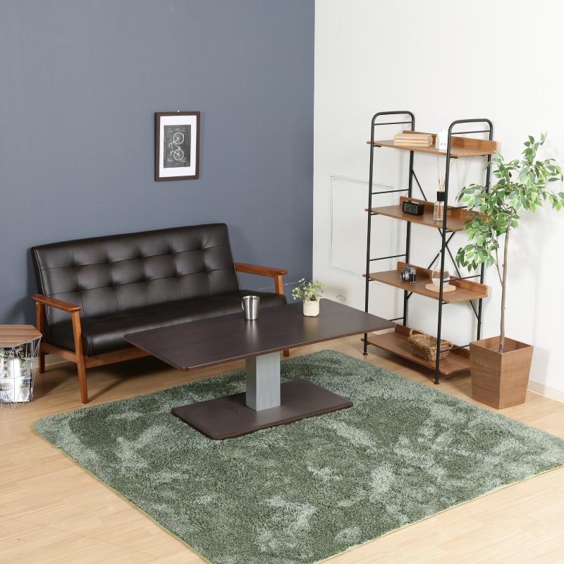 昇降テーブル ガス圧 おしゃれ 昇降式テーブル テーブル 昇降 ブラウン リビングテーブル センターテーブル 幅120cm : zfj-10498 : アンスリウム Anthurium ...