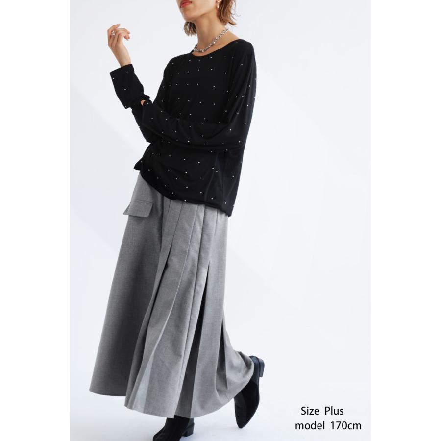 antiqua（アンティカ） アシメ プリーツスカート レディース ボトムス フレア 送料無料・100ptメール便可 : antiqua(アンティカ) - 通販 - Yahoo!ショッピング