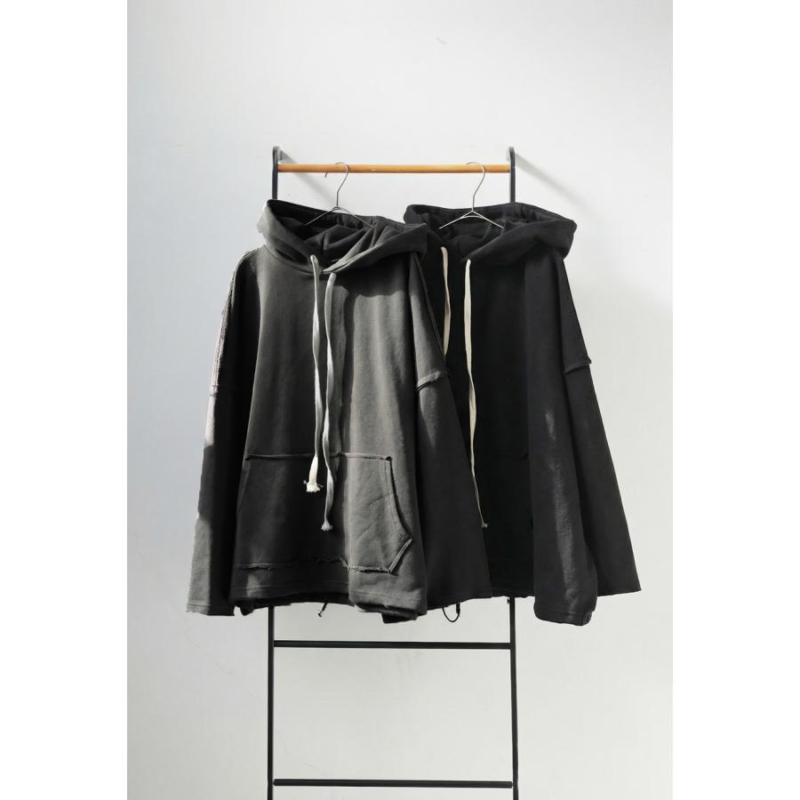 antiqua（アンティカ） 裏毛 パーカー レディース 裾ドロスト 配色 ワイド 送料無料・メール便不可 : antiqua(アンティカ ...