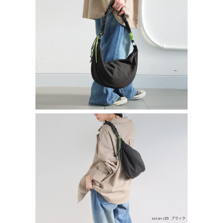 パラコードハンドルムーンバッグ バッグ レディース 送料無料・2月9日10時〜発売。メール便不可 : pb-00071 : antiqua ...