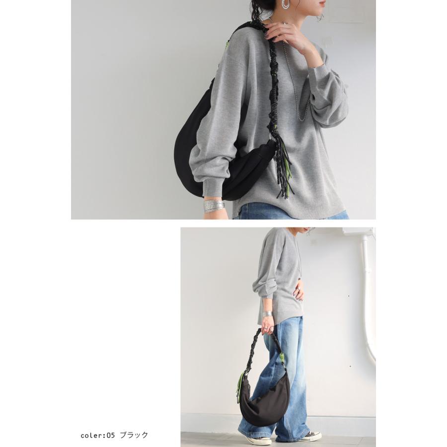 パラコードハンドルムーンバッグ バッグ レディース 送料無料・2月9日10時〜発売。メール便不可 : pb-00071 : antiqua ...