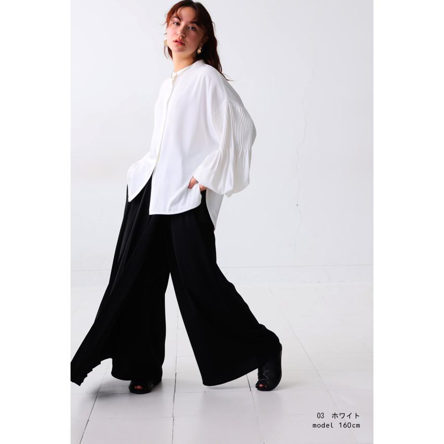 シャツ レディース トップス 長袖 無地 送料無料・100ptメール便可 few : pk-01020 : antiqua(アンティカ) - 通販 - Yahoo!ショッピング