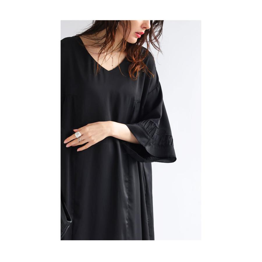 antiqua ギャザーワンピース ワンピース レディース ロング 送料無料・500ptメール便可 few : antiqua(アンティカ) - 通販 - Yahoo!ショッピング