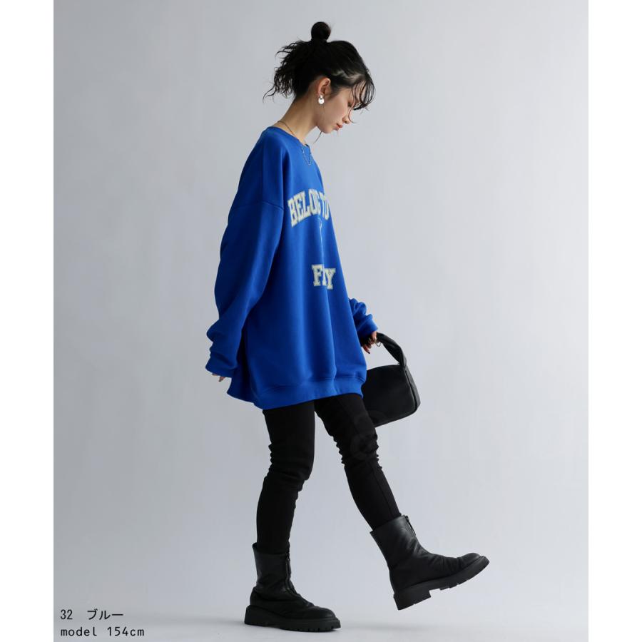 antiqua ブルドッグロゴ 裏毛プルオーバー レディース antiqua ブルドッグロゴ 裏毛プルオーバー レディース