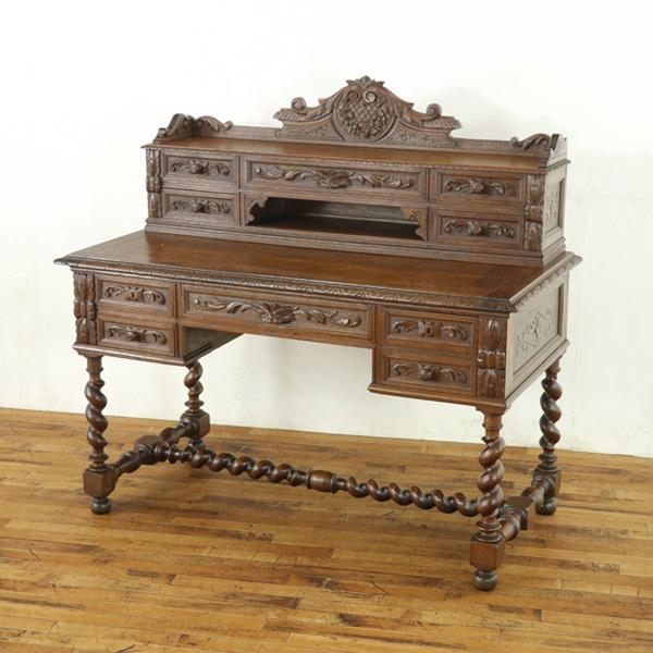 大迫力のアンティークデスク グリーンマンの彫刻 ラィテングデスク パソコンデスク フランス アンティークフレックス 64341 : アンティークフレックス ヤフー店 - 通販 - Yahoo ...