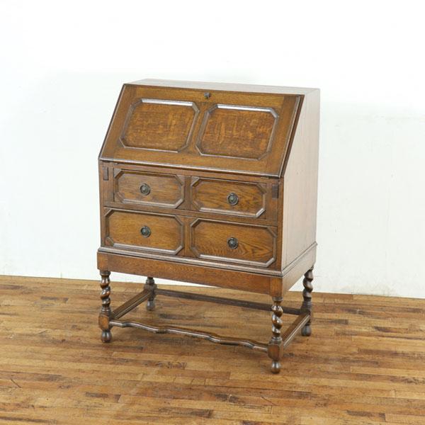 ライティングビューロー 美しい杢目も魅力 ツイストレッグ 引き出し 机 収納 イギリスアンティーク アンティークフレックス 80188 : アンティークフレックス ヤフー店 - 通販 ...