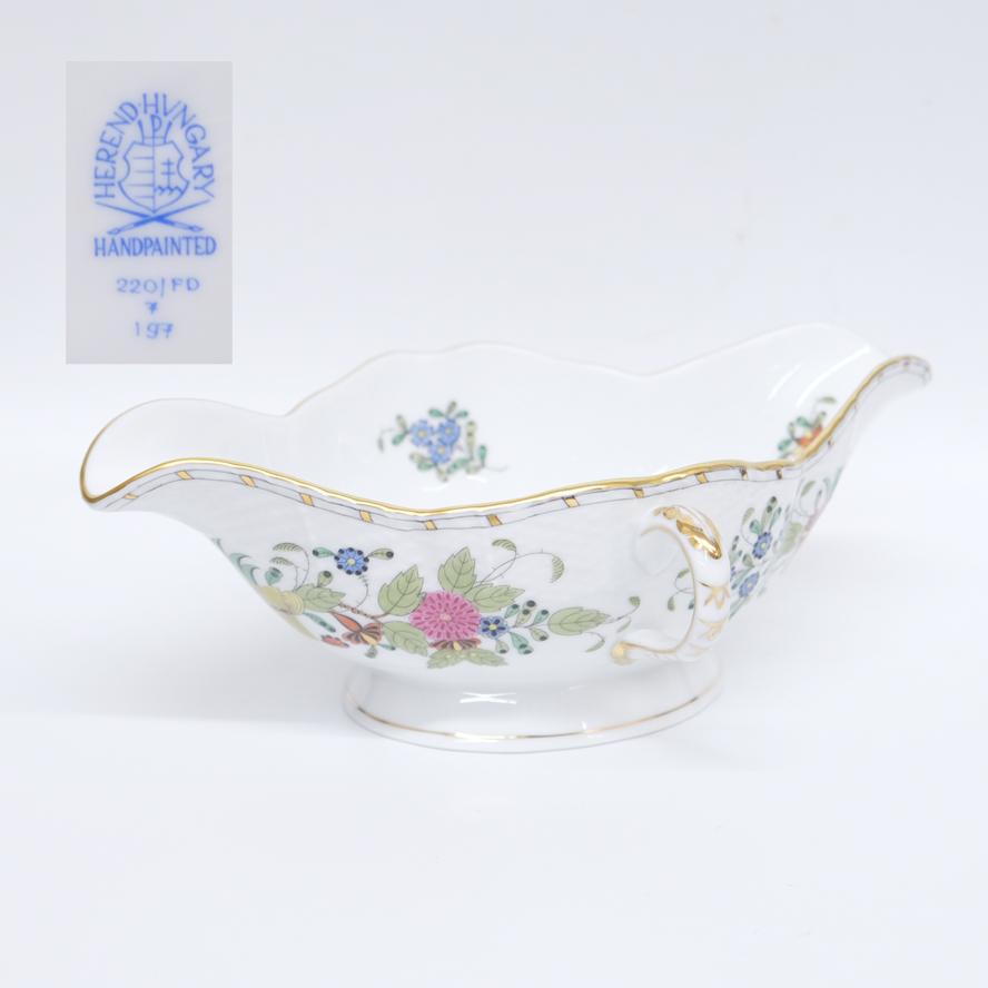 ヘレンド Herend インドの華 グレイビーボート スープ入れ t-192 : アンティーク慈光 - 通販 - Yahoo!ショッピング