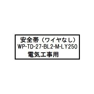 藤井電工 「WP-TD-27-BL2-M-LY300」胴45×1200 補助100×700mm ランヤード3000mm フックFS101-2 アルミバックル ツヨロン 藤井電工 : 山林刃物 ...