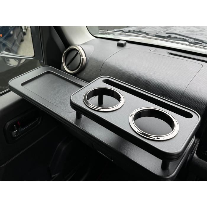 Bussell ジムニー JB64W ジムニーシエラ JB74W フロントナビテーブル レザーブラック Ver2 : ショッピングエニタイム ...