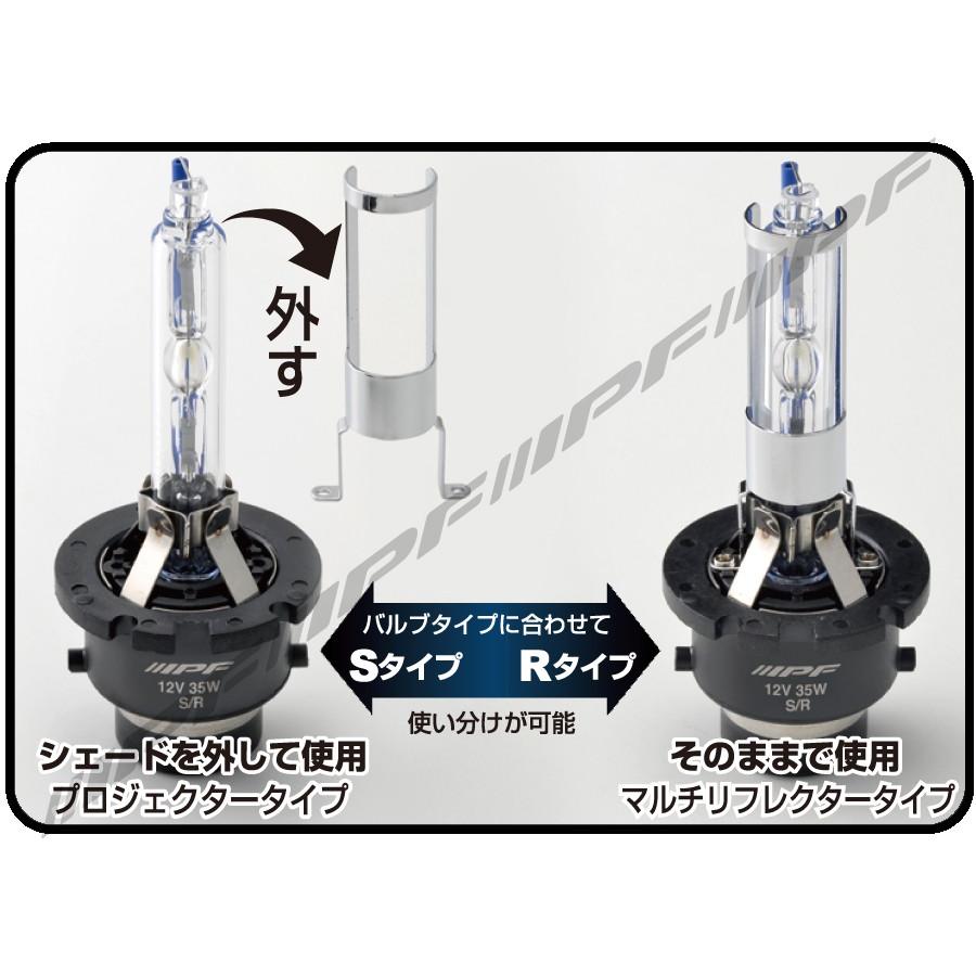 IPF アイピーエフ 純正交換HIDバルブ スーパーHID X HG620 消費電力 : HID 12v 35w 色温度 6200k BULB TYPE D4R・D4S共用 : ショッピング ...