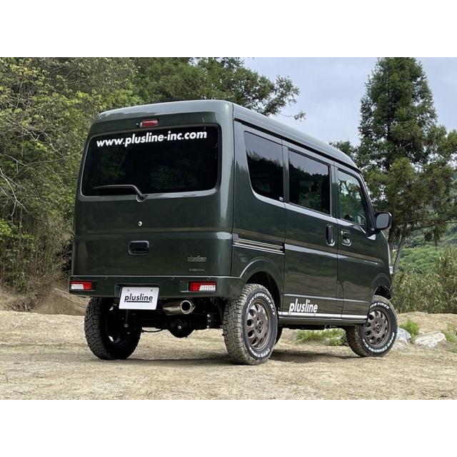 plusline High Style プラスライン ハイスタイル エブリィ DA17W/V リアバンパー FRP製 ナンバーポケット有【品番】DA17-RBAF :plusline-DA17 ...