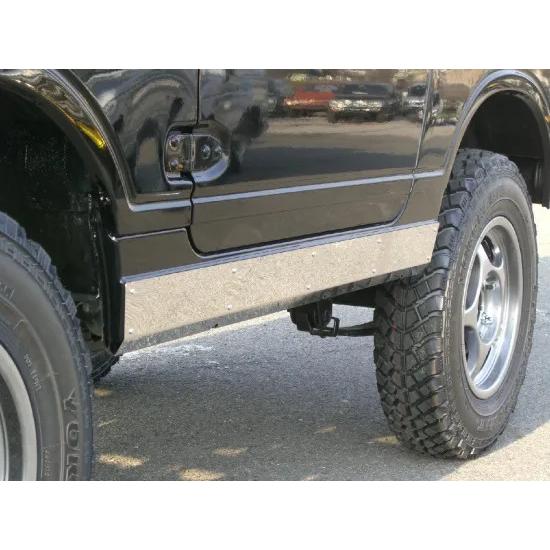 JIMKEN TAC ジムニー SJ30 JA71 JA11 JA12 JA22 ステンレス サイドシルプロテクター : ショッピングエニタイム - 通販 - Yahoo!ショッピング