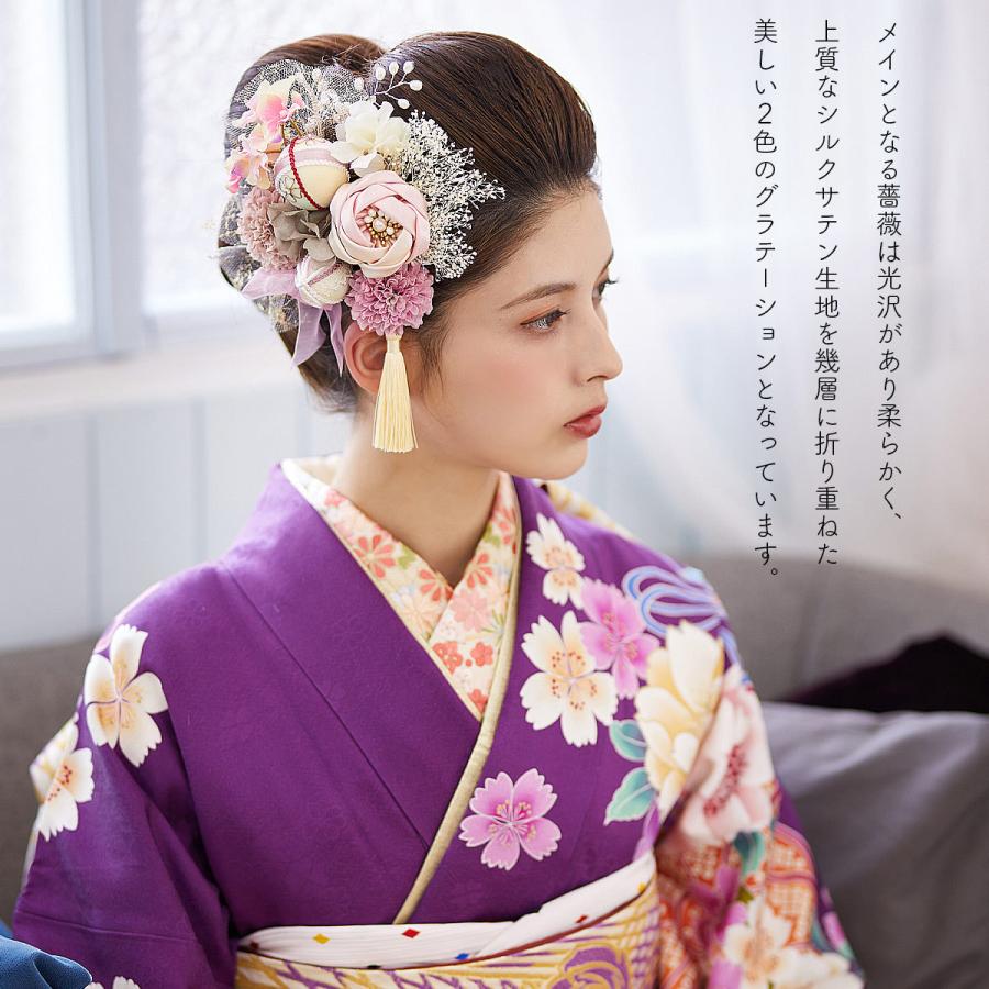 Arenca フラワー髪飾り アレンカ No.8361 アンティーク・ローザ 花かんざし 15点セット :b-kkz-8361:あおい 正直問屋 Yahoo!店 - 通販 - Yahoo!ショッピング