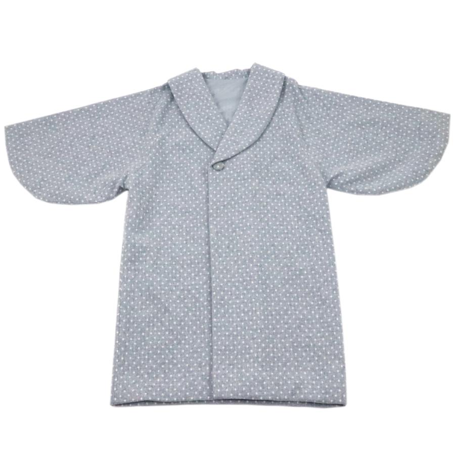 ブランド登録なし 和装コート -23B- ヘチマカラー ウールコート レディース 水玉/スカイグレー Free-size : あおい 正直問屋 Yahoo!店 - 通販 - Yahoo!ショッピング