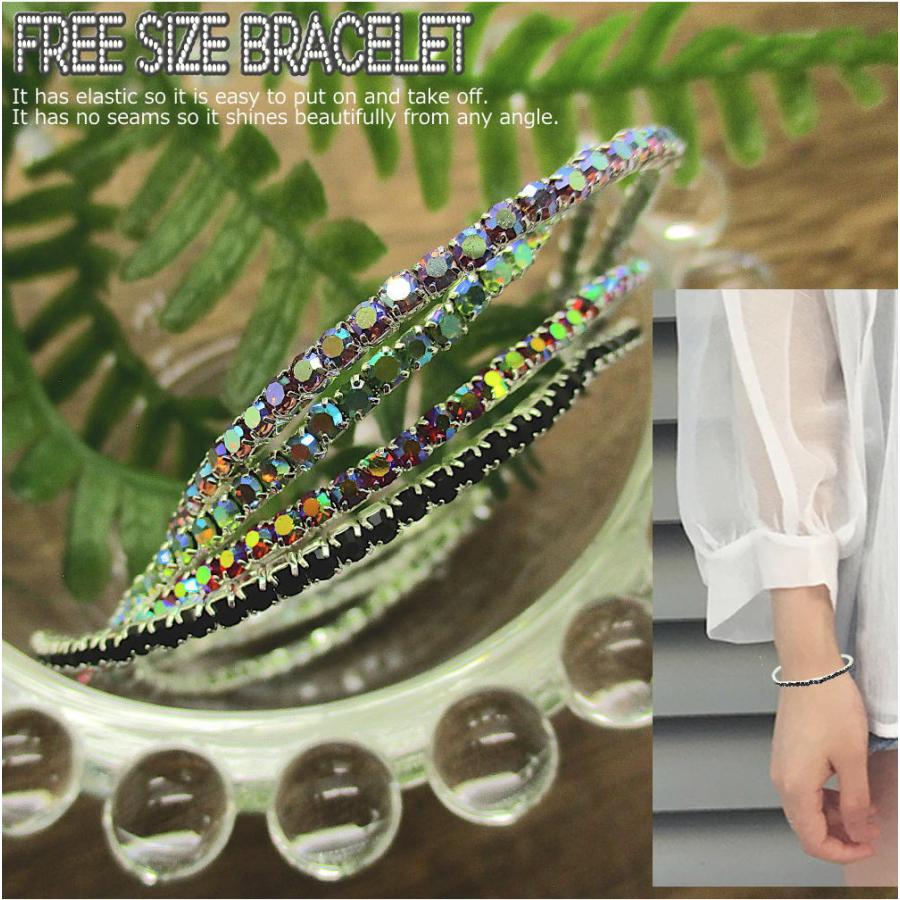 ラインストーン ブレスレット 伸びる シリコン ゴム クリスタル キラキラ アクセサリー フリーサイズ 3-5733 : 青い目 - 通販 - Yahoo!ショッピング