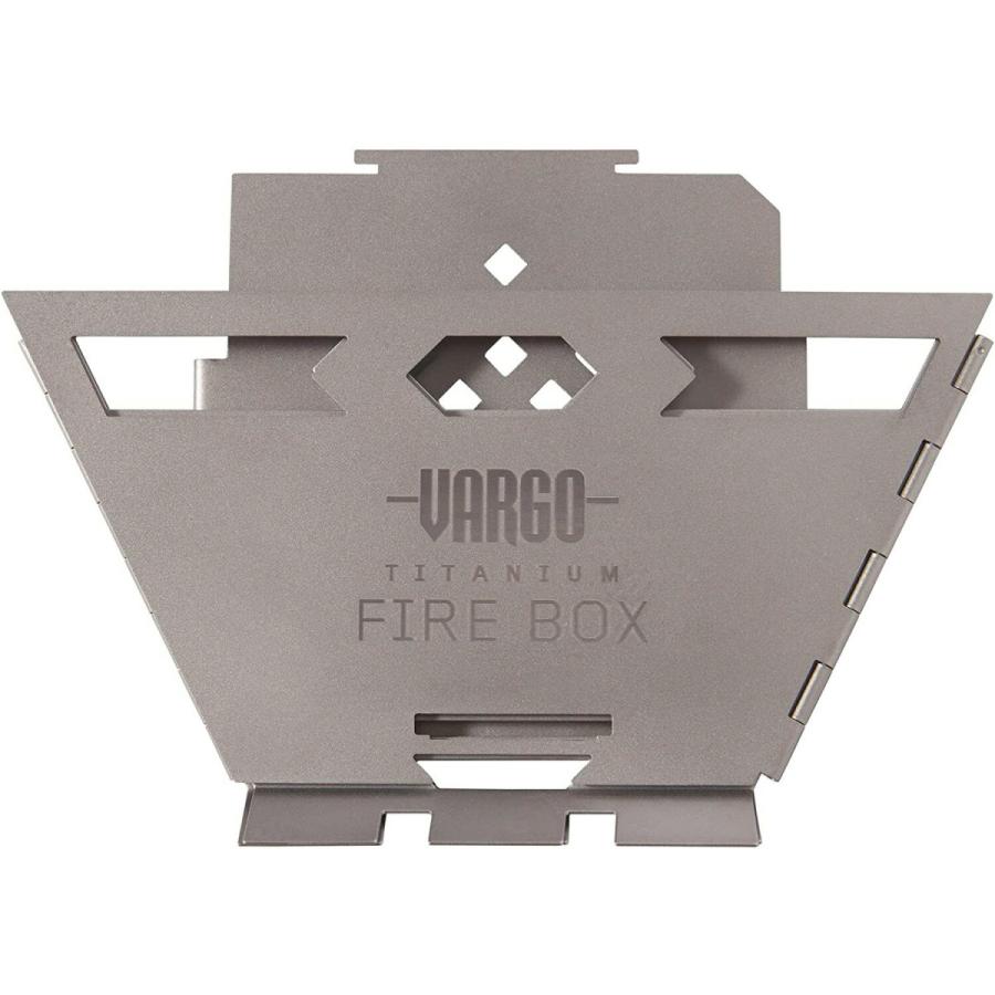 バーゴ チタン製ファイヤーボックス 焚火台 コンロ VARGO TITANIUM FIRE BOX（網なし）T-319 :166:アオイト ...