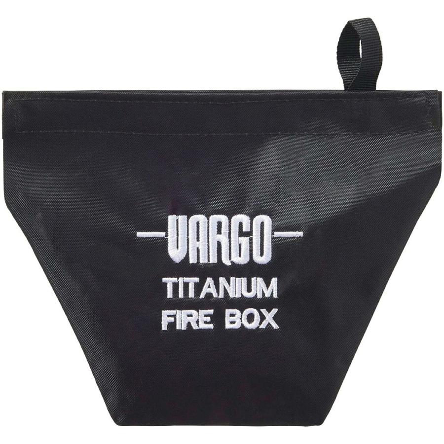バーゴ チタン製ファイヤーボックス 焚火台 コンロ VARGO TITANIUM FIRE BOX（網なし）T-319 :166:アオイト ...