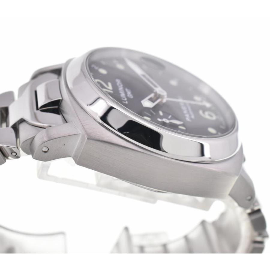 OFFICINE PANERAI ☆美品【PANERAI】パネライ ルミノール GMT PAM00160 自動巻き メンズ A#101169 ...