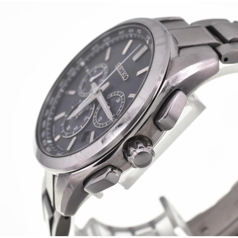 SEIKO 【SEIKO】セイコー ブライツ クロノグラフ 8B92-0AA0 チタン ソーラー電波 メンズ E#102611 ...
