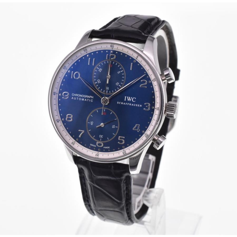 ☆良品【IWC】IWC ポルトギーゼ ローレウス IW371432 クロノグラフ 自動巻き メンズ G#106597 :106597 ...